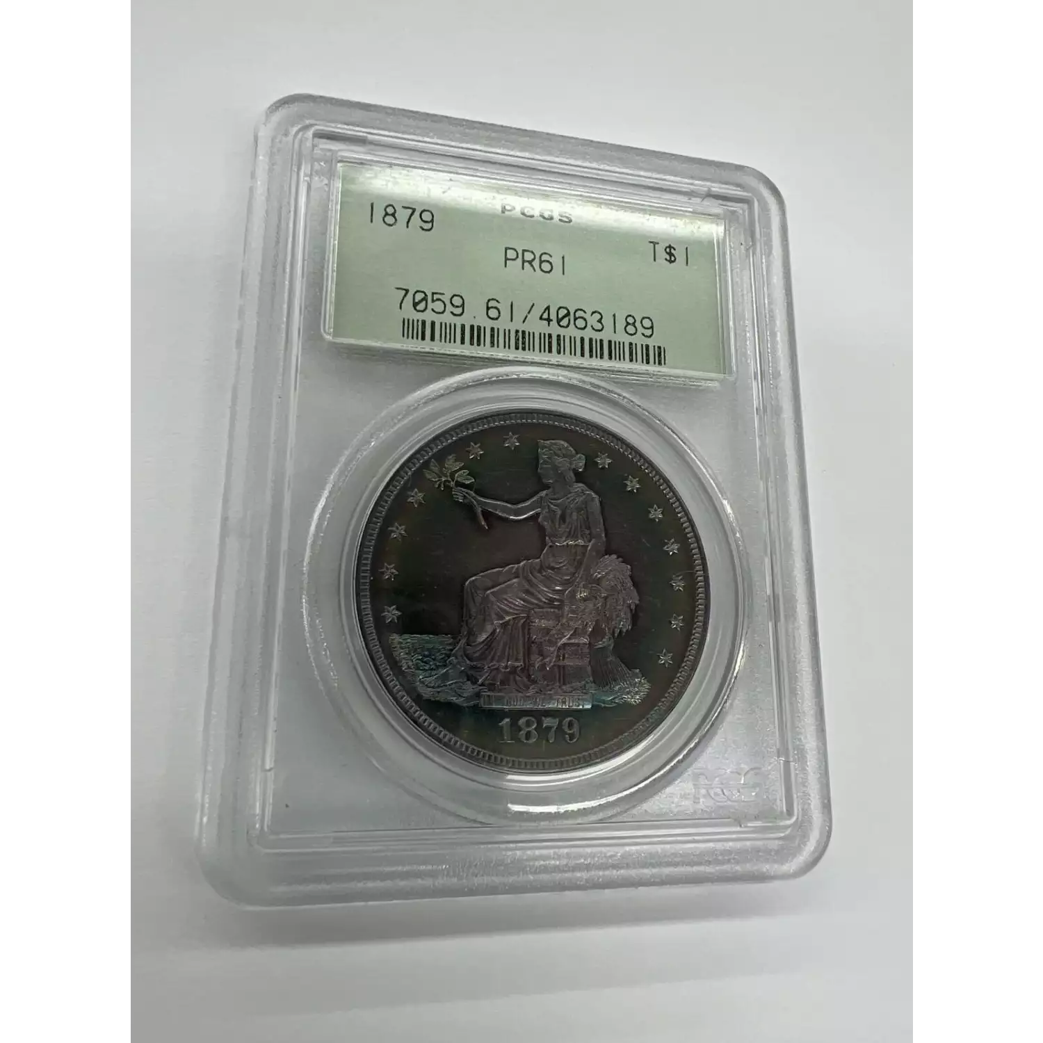 1879 Silver Dollars Trade Dollars PCGS PR-61 Trade - Hyatt Coins