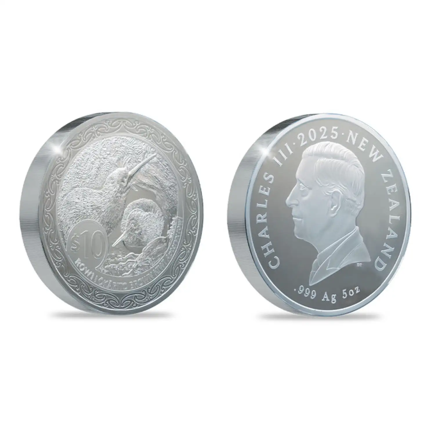 5 oz Kiwi Silver Round 2025 - Hyatt Coins