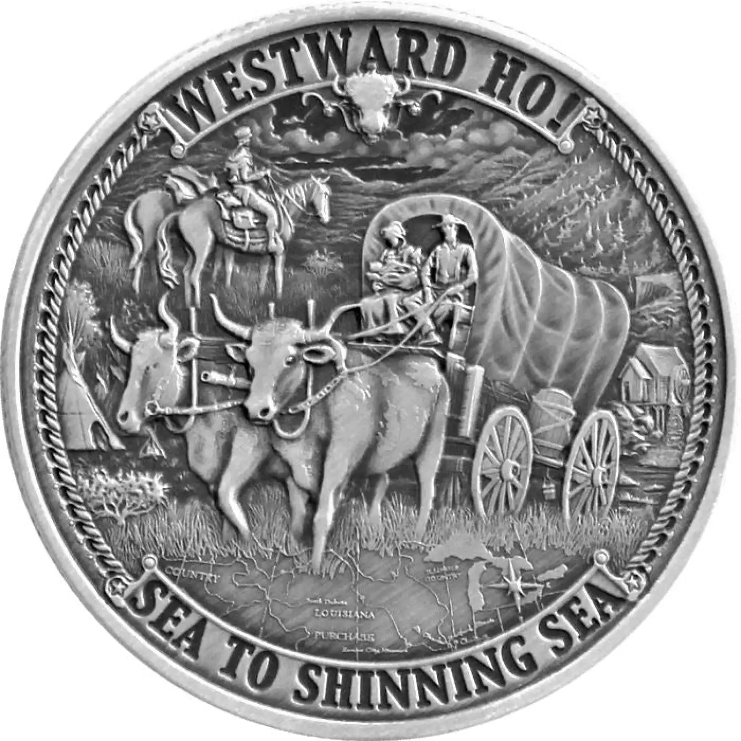 1oz Silver round - Unity - Hyatt Coins